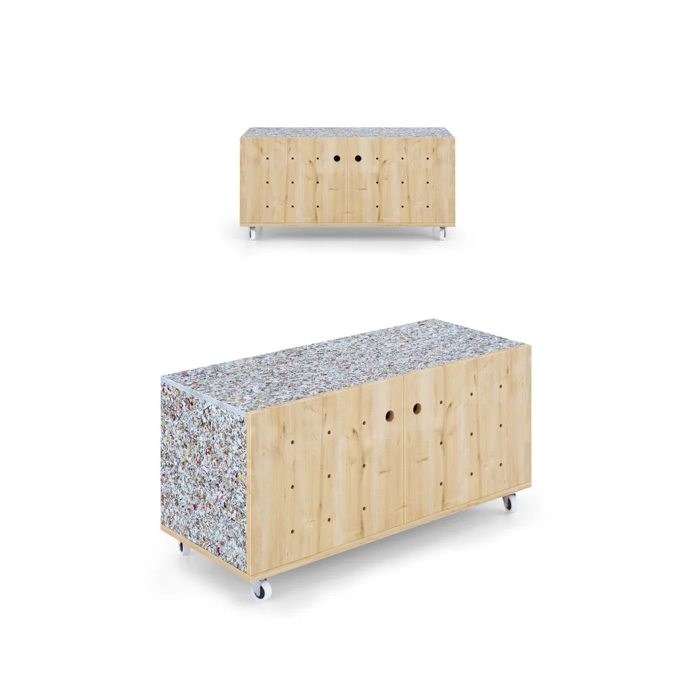 Byda Mobilya - Yasy - Modular Wheeled Cantilever- Media Console, Tv ...