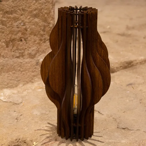 Karo Design - Walnut Dalga Modern Figurines | hipicon