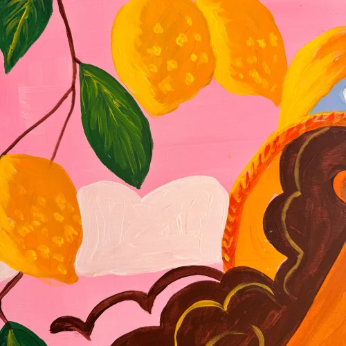 Piece Design London - Vivid Summer Tuval Üzerine Akrilik Tablo | hipicon